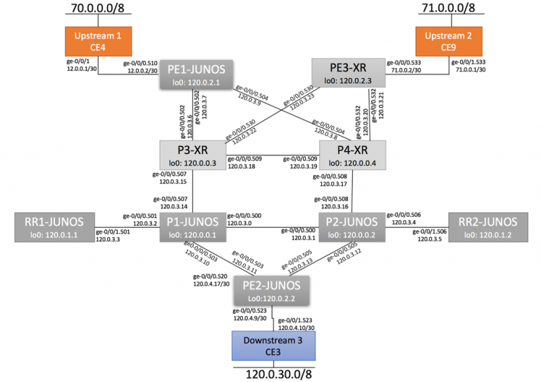Segment Routing Interop Physical Topology – BGP Help Segment Routing Interop Physical Topology – BGP Help